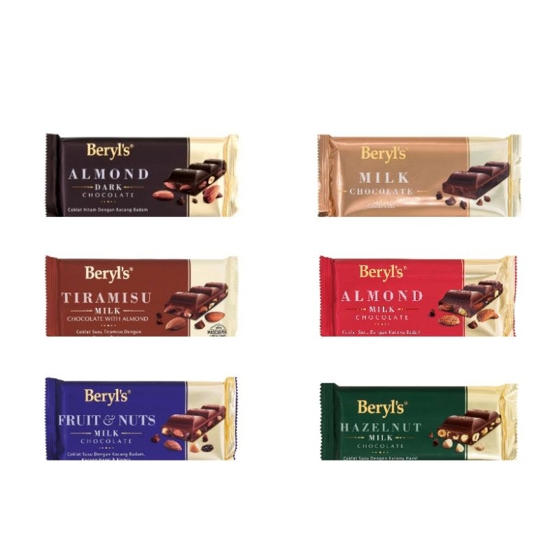 [Ready Stock] Beryl's Chocolate Bar 40g - 160g | Shopee Malaysia