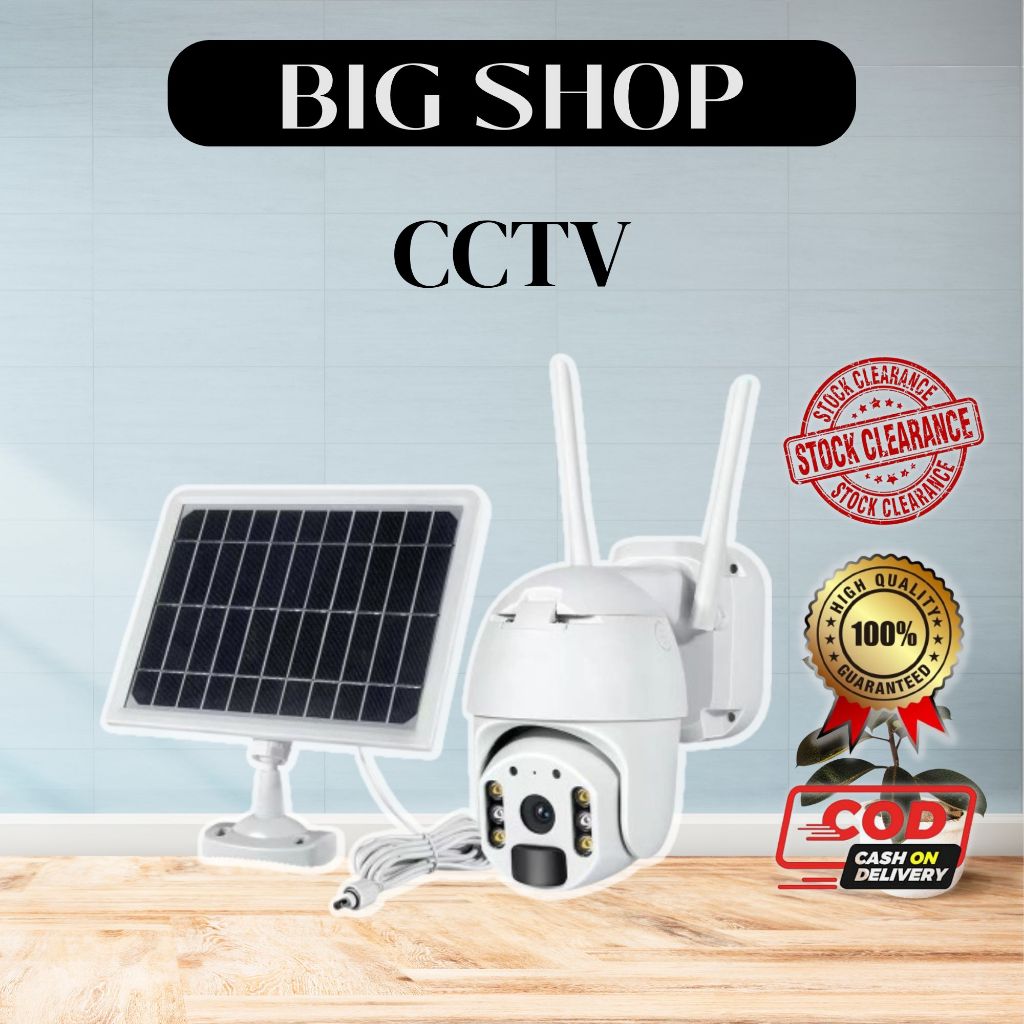 (𝐁𝐈𝐆 𝐒𝐇𝐎𝐏) OUTDOOR CCTV WATERPROOF 1080P WIFI IP CAMERA TRACKING WITH ...