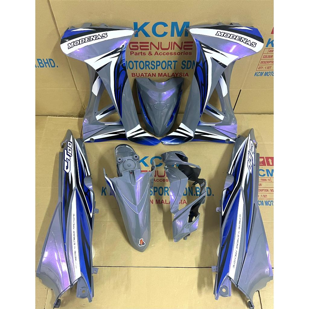 BODYSET MODENAS CT100 / CT110 COVERSET DAN STICKER SERTA COVERSET ...