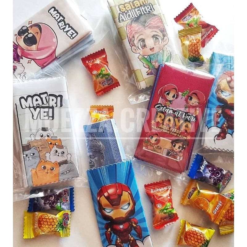 12PCS/1PKT SAMPUL RAYA CUTE JANJAN/GULA-GULA VIRAL | Shopee Malaysia