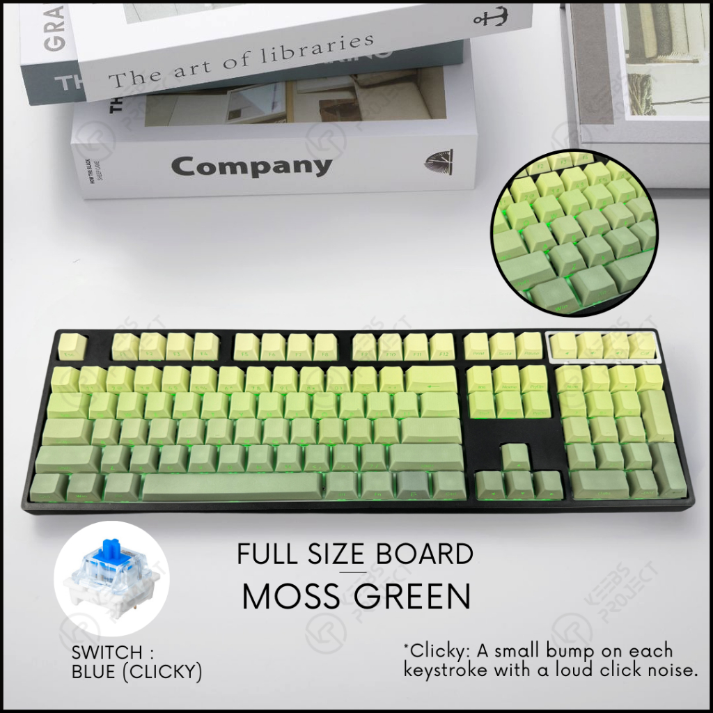 [READY STOCK] YG108 Trimode Wireless Mechanical Keyboard Gradient Shine ...