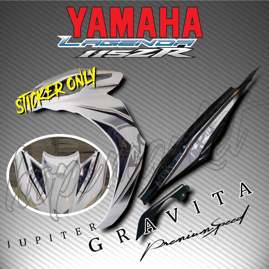 STRIPE MOTOR YAMAHA LAGENDA SRL 115Z SRL 115 FI JUPITER GRAVITA 2014 ...