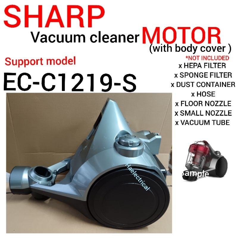 Original SHARP Vacuum Motor EC-C1219-S / ECC1219S (MOTOR WITH BODY ...