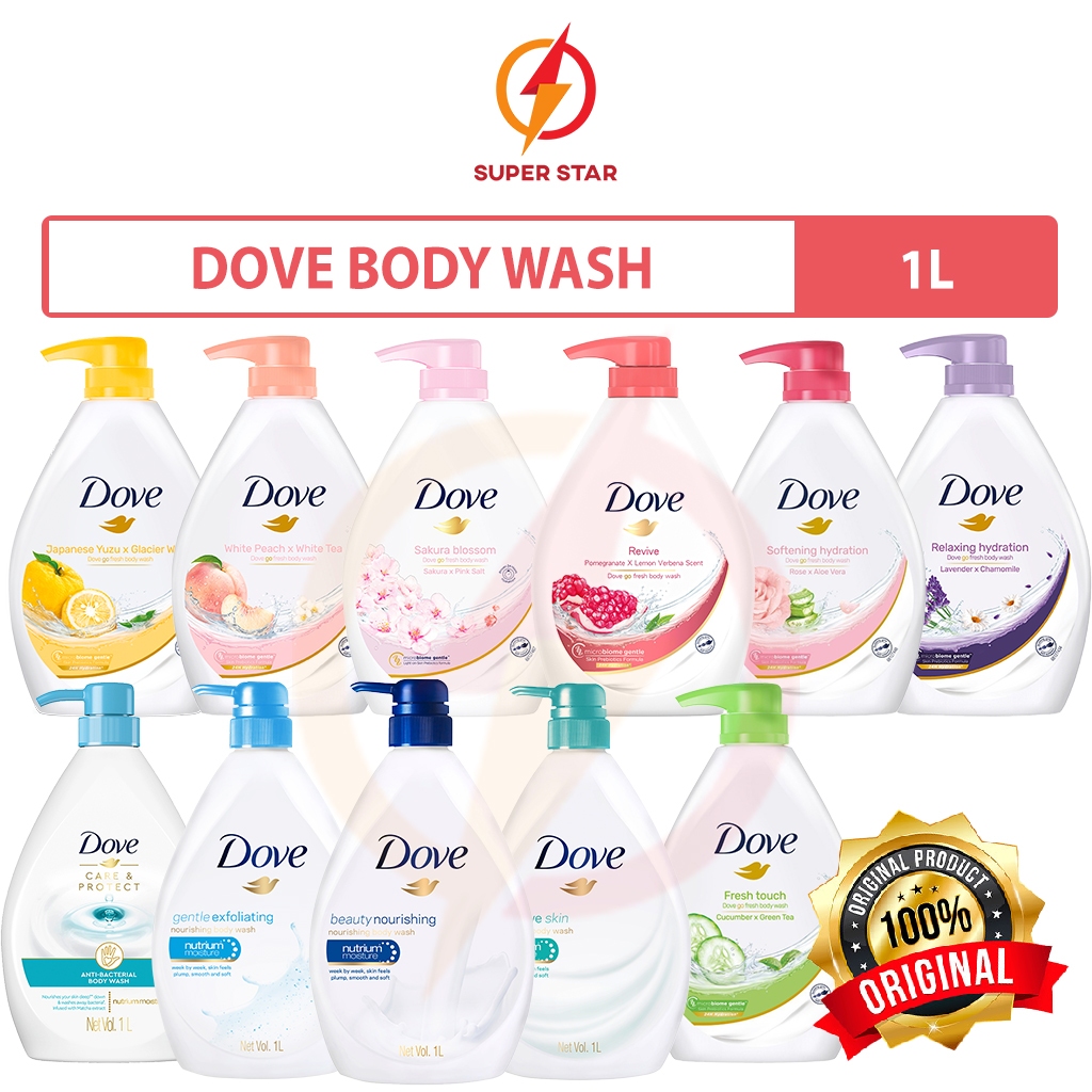 Dove Nourishing / Go Fresh Body Wash 1000g | Shopee Malaysia