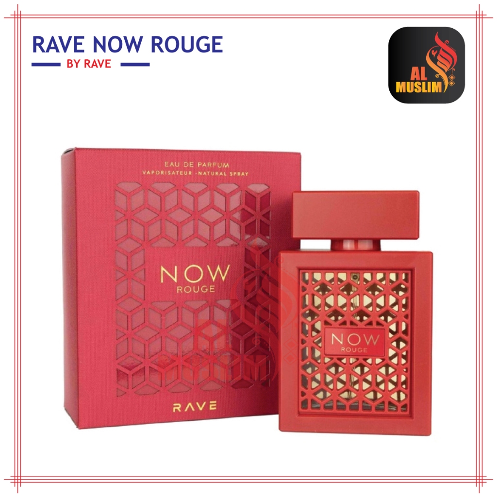 RAVE NOW ROUGE PERFUME FOR WOMEN 100 ML EDP BY LATTAFA PERFUMES ...
