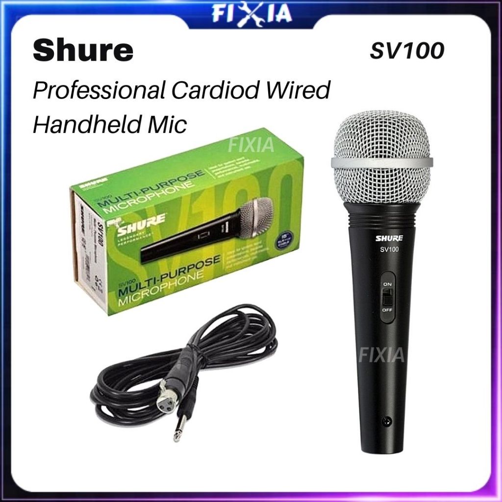 Original Shure SV-100 SV100 Professional Hi-fidelity Vocal Cardiod ...
