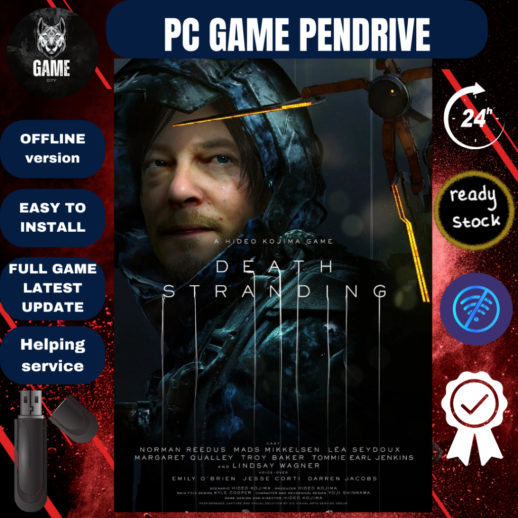 [PC Game] Death Stranding - Offline [ Pendrive 64 GB ] | Shopee Malaysia