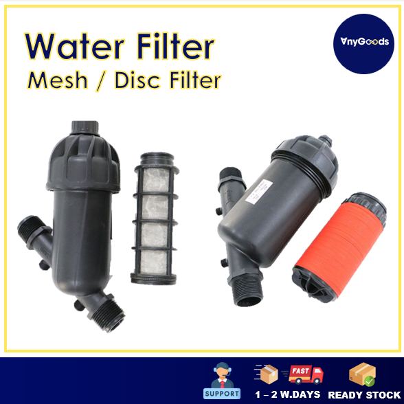 AnyGoods Mesh Disc Water Filter 3/4" to 2" Inch Farm Irrigation Drip ...