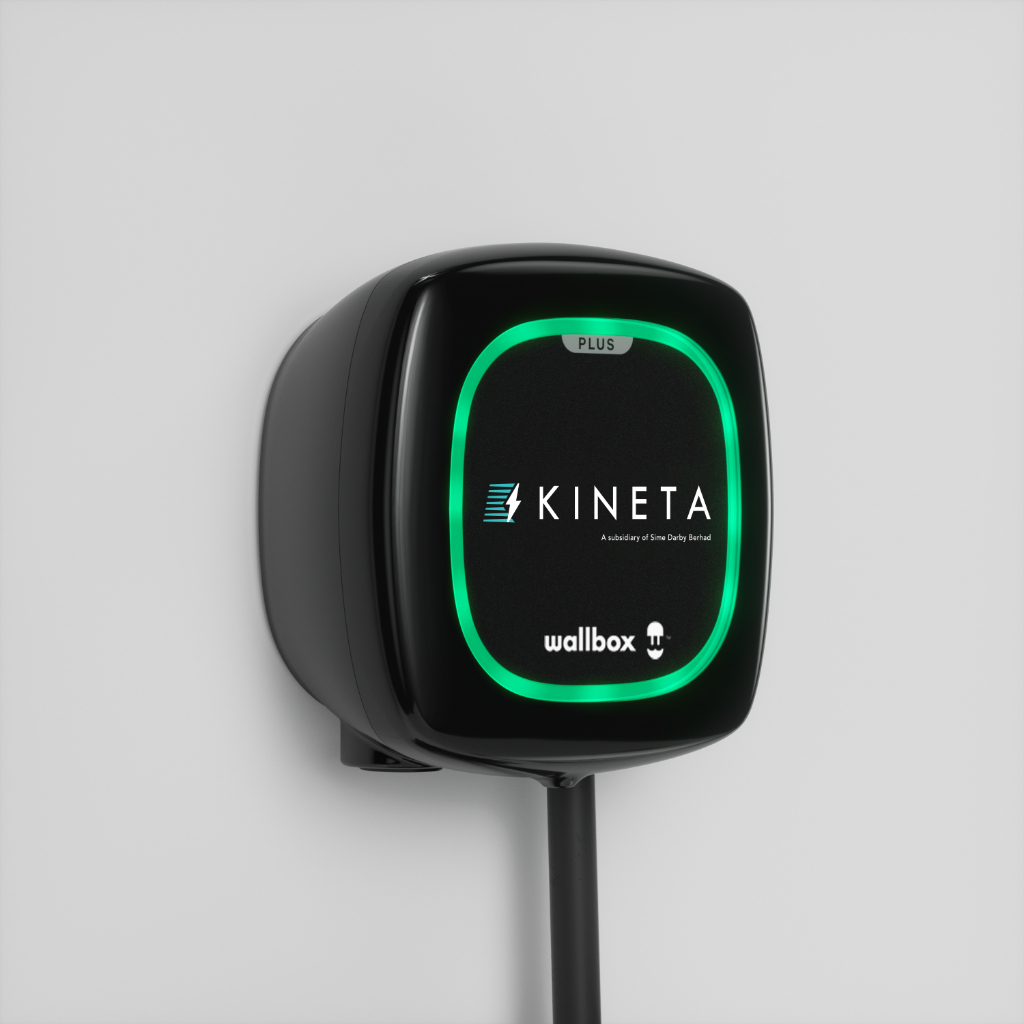 Wallbox Pulsar Plus - 7.4kW EV Charger (Black). Powered by KINETA ...