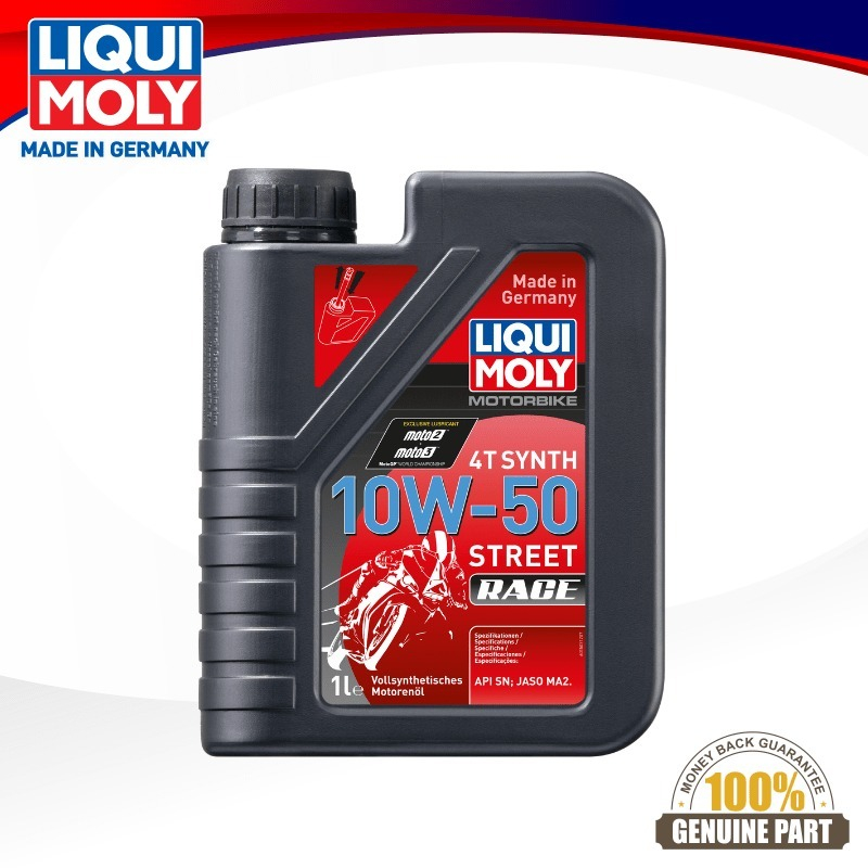 Motorbike 4T Fully Synthetic 10W50 Street Race Engine Oil (1 Liter ...