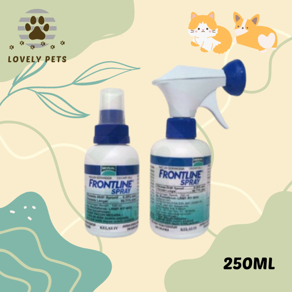 FRONTLINE SPRAY 100ml/250ml ANTI FLEA ANTI FLEAS ANTI MITES Pet Care ...