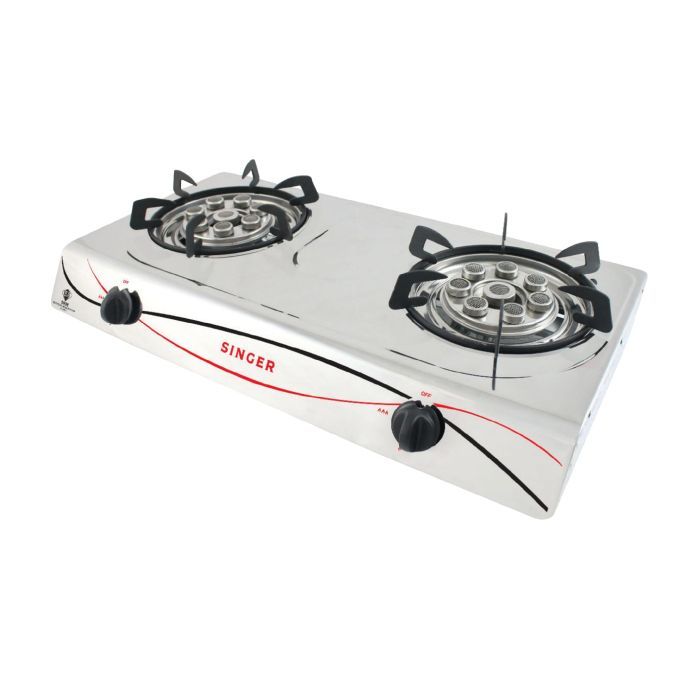 Singer HGT218J Double Burner 8 Jet Gas Cooker | Shopee Malaysia