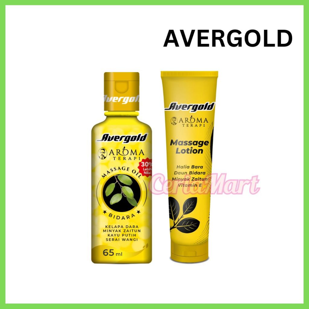 AVERGOLD AROMATERAPI MASSAGE OIL 65ML / LOTION 150ML | Shopee Malaysia