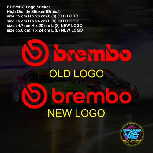 BREMBO LOGO Sticker / Decal (High Quality Sticker) | Shopee Malaysia