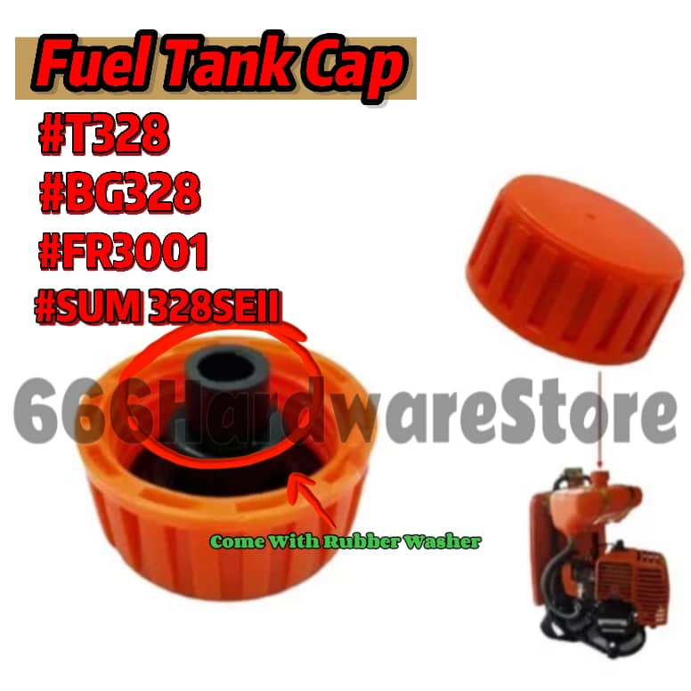 BRUSH CUTTER FUEL TANK CAP FOR BG328 TANAKA TANIKA OGAWA EUROPA HILT ...