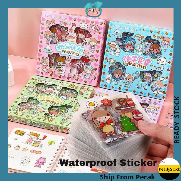 AIDA Labubu Sticker 100pcs Sheet Set Cute Sticker Pack Korean Animal ...