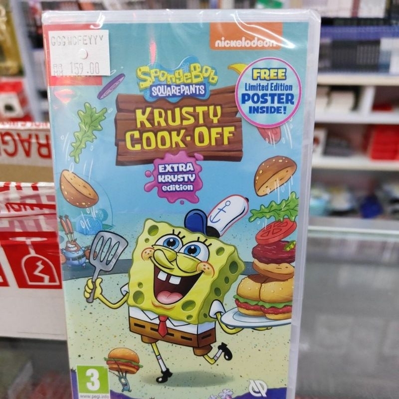 NS SPONGEBOB KRUSTY COOK OFF EXTRA KRUSTY EDITION ENG EU NEW AND SEALED ...