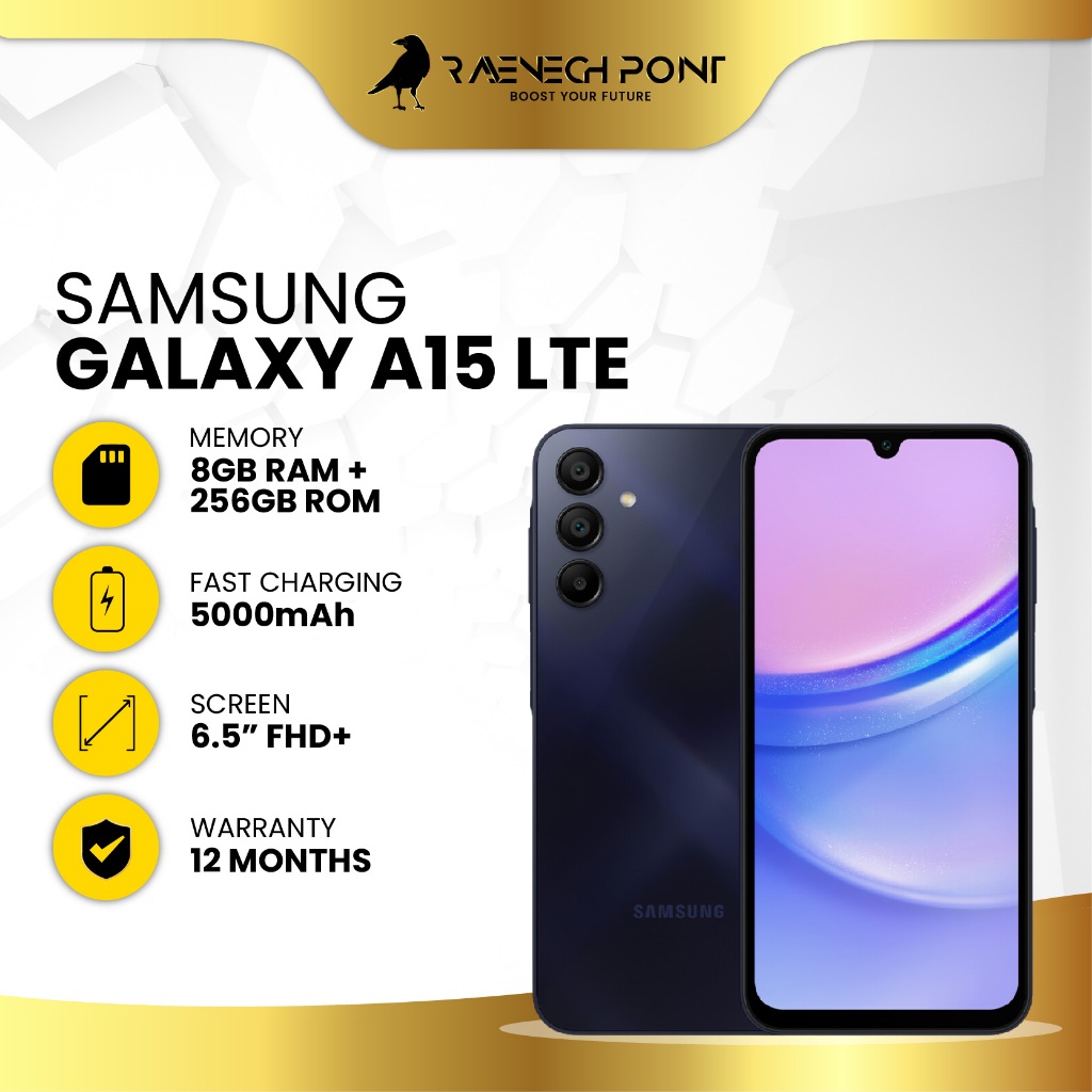 Samsung Galaxy A15 LTE (8GB + 256GB) Smartphone Android Phone 手机 ...