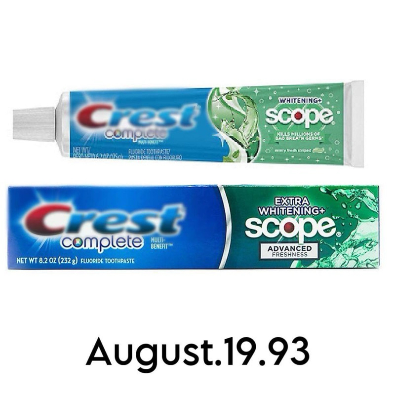 CREST Complete Plus Scope Advanced Active Foam Toothpaste 232g | Shopee ...