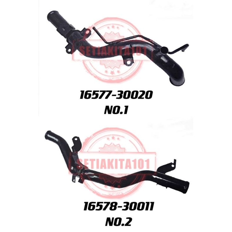 TOYOTA HIACE VAN KDH200 TRH203 WATER PUMP PIPE/ENGINE TURBO PIPE/OIL ...