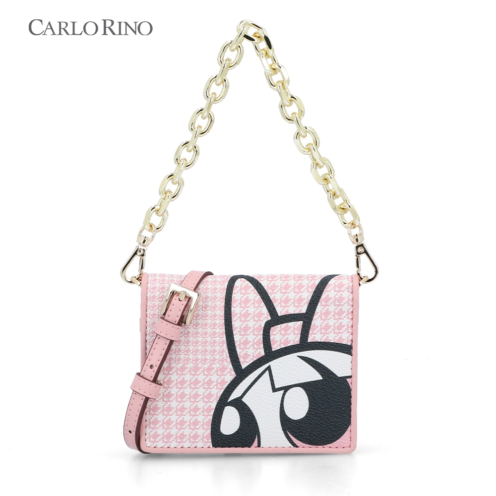 Carlo Rino Pink Power Puff Girls Wallet Crossbody | Shopee Malaysia