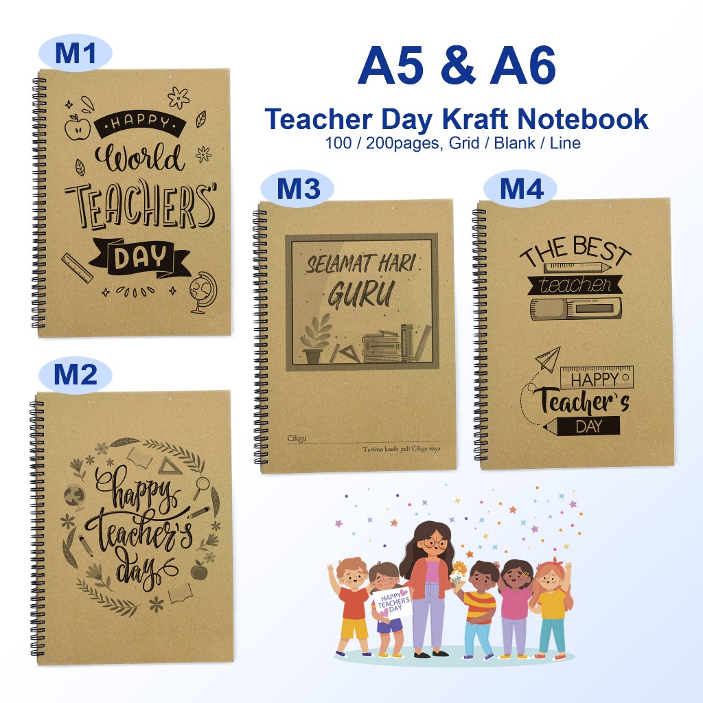 [Ready Stock]Teacher's Day Notebook Buku Nota Terima Kasih Cikgu Hadiah ...