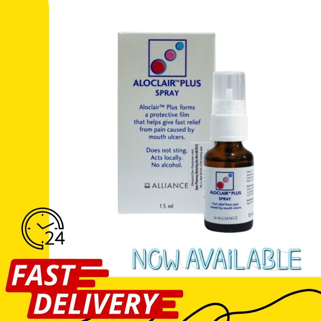 [MOUTH ULCER] Aloclair Plus Spray 15ml (EXP 11/26) | Shopee Malaysia