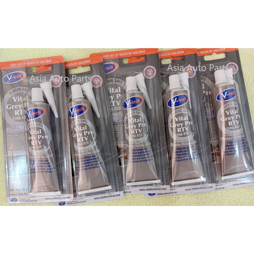 V-TECH Vital Grey Pro RTV VT-152P 85G Silicone Gasket Maker | Shopee Malaysia