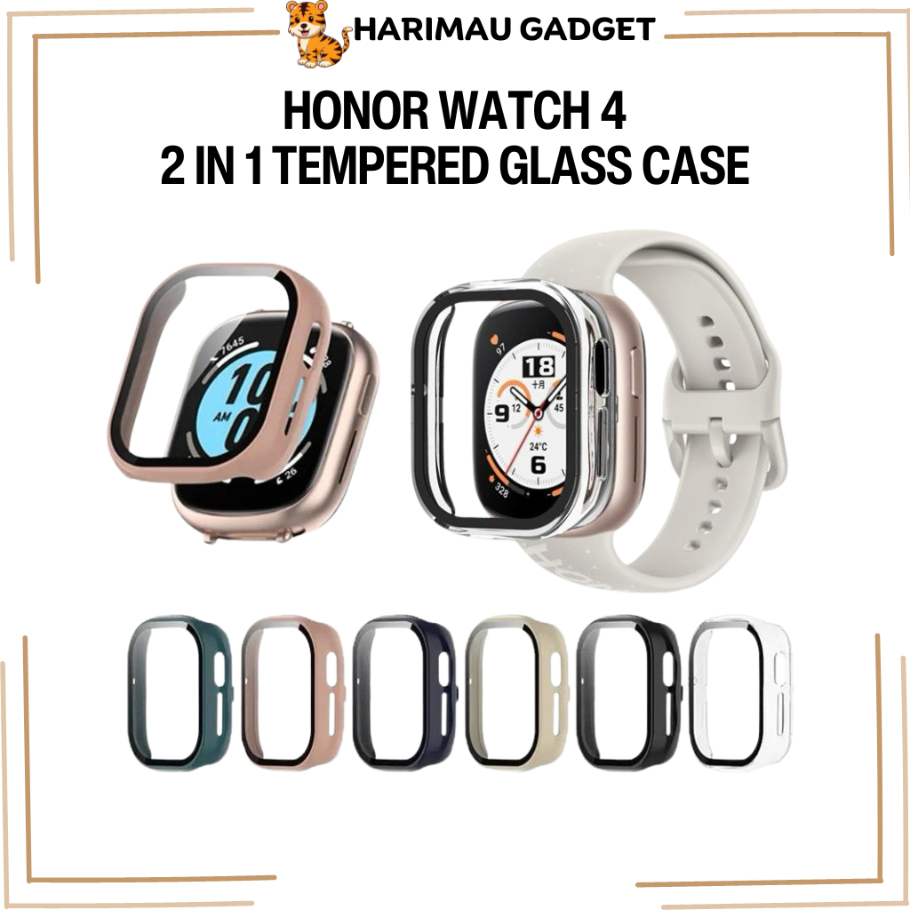 Honor Watch 4 Case 2 in 1 Full Protect Screen Protect Cover PC Hard ...