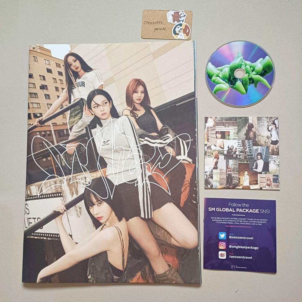[ready Stock] Aespa 3rd Mini Album Spicy My World Tabloid Version