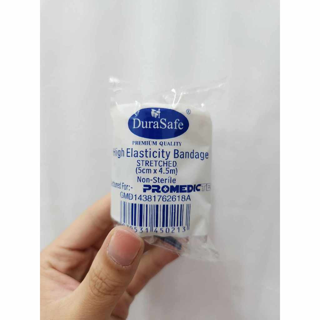 DURASAFE High Elasticity Bandage (Stretched) 5cm x 4.5m (1pc/pkt ...