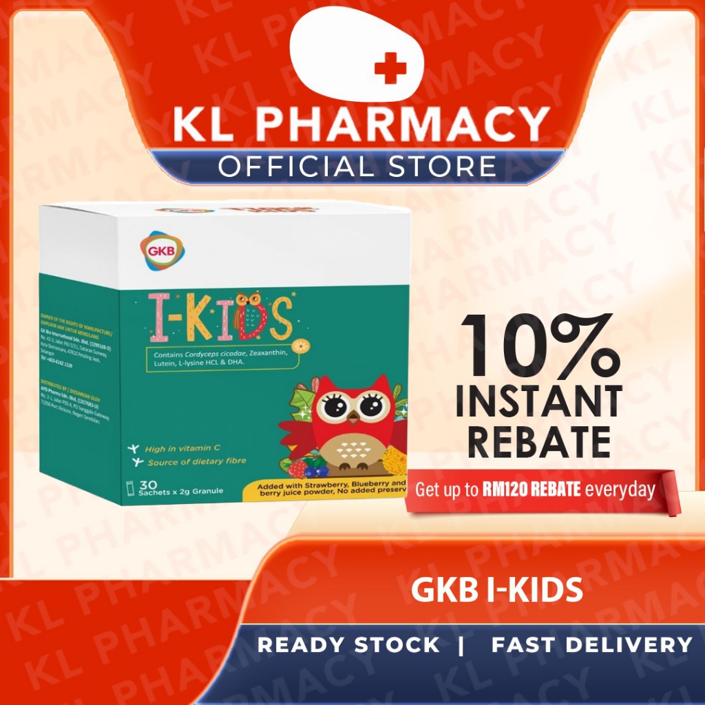 GKB I-Kids -30's (Reduces Eye Tiredness, Dryness & Enhances Vision ...