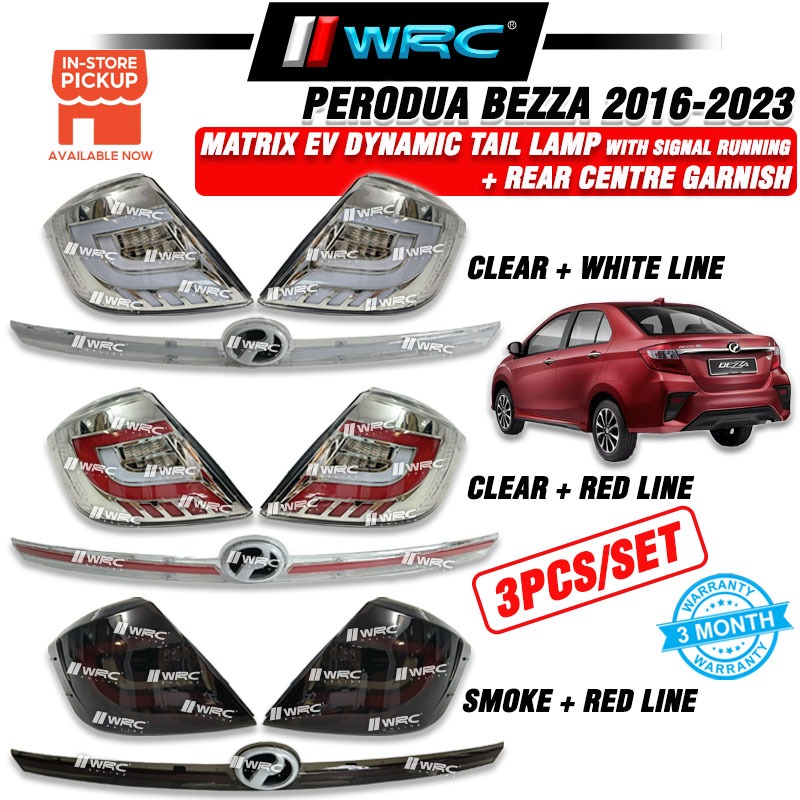 Perodua Bezza 2016 - 2023 Matrix EV Dynamic Tail Lamp With Signal ...