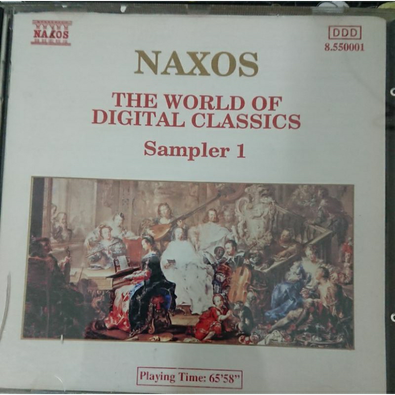NAXOS 1988 THE WORLD OF DIGITAL CLASSICS Sampler 1 Used CD | Shopee ...