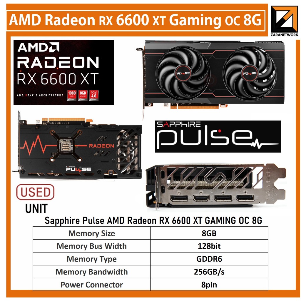 NVIDIA GTX 1660 (6GB) DDR6 / GF119 (512MB) / AMD RX 6600 XT (8GB) DDR6 ...