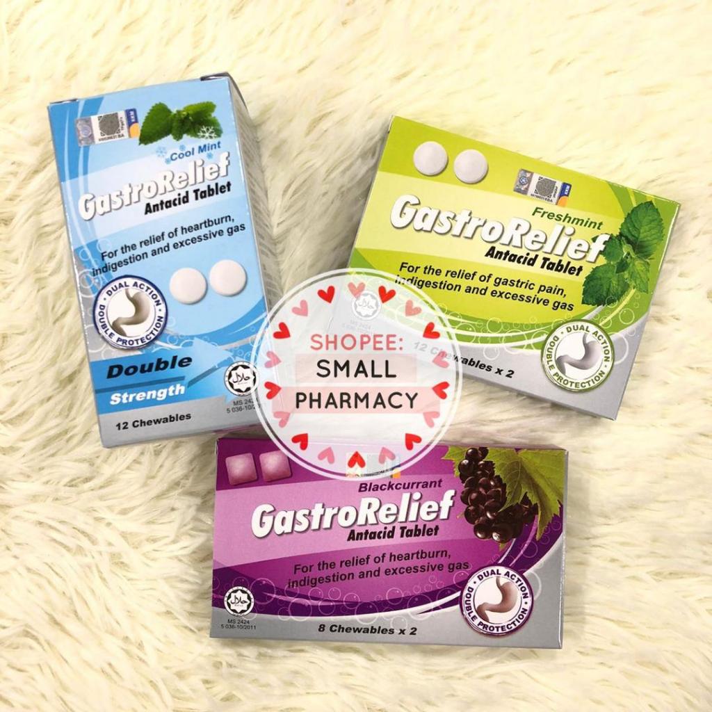 Winwa GastroRelief Antacid Tablet - Freshmint 003038/Blackcurrant ...