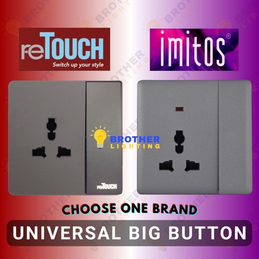 [SIRIM] Grey imitos BR Series / Retouch Ultra Rimless Switch Suis ...