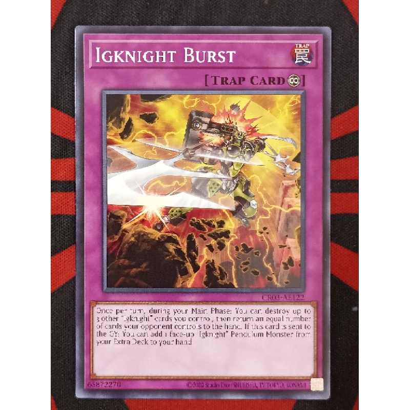 YUGIOH KONAMI CR03-AE122 Igknight Burst (Common) | Shopee Malaysia