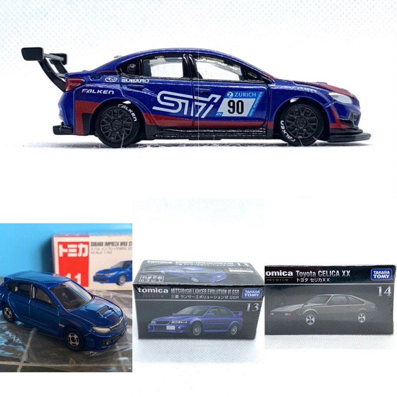 takara tomy tomica subaru wrx sti nbr challenge Impreza wrx sti Mitsubishi lancer evolution vi ...
