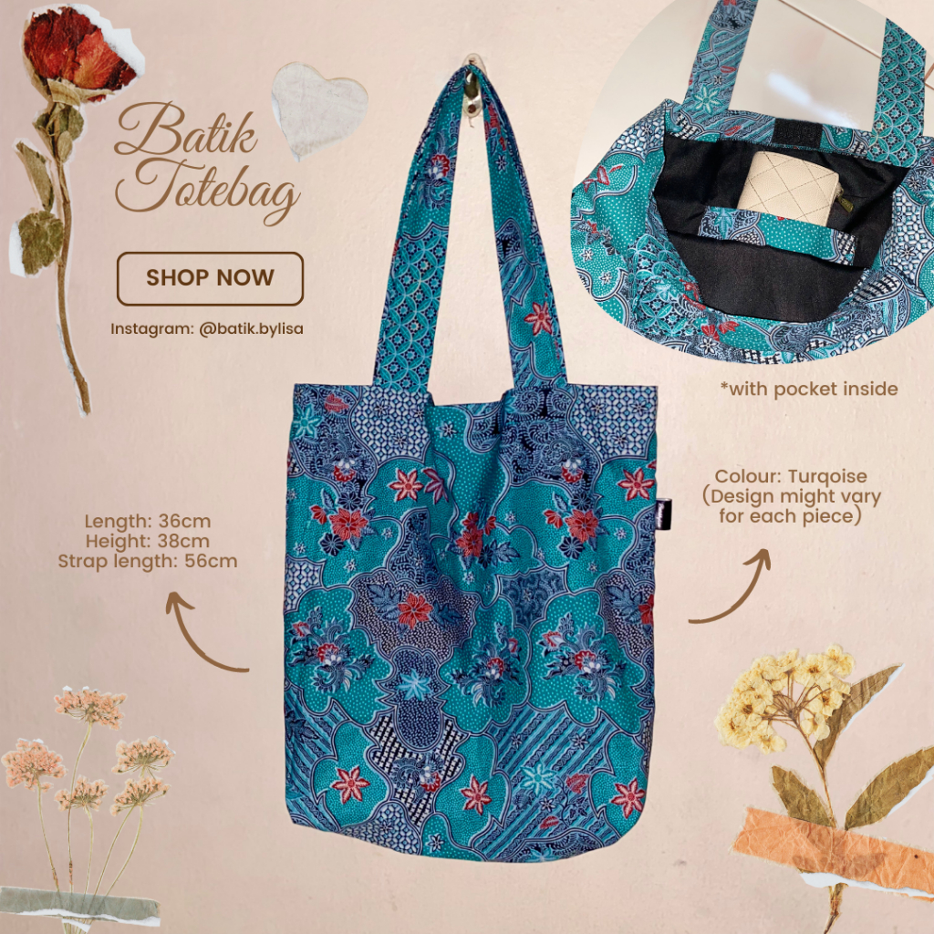 [RESTOCK] HANDMADE Batik Totebag Beg Telekung Murah Viral (Batikbylisa ...