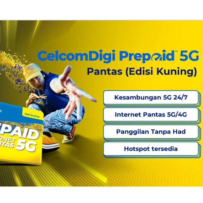 Digi ( 5G ) Sim Card 5G Prepaid Unlimited Data High Speed up to 100Mbps ...