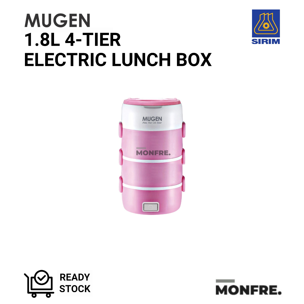 MUGEN 1.8L 4-Tier Electric Lunch Box (MLB-4018) | Shopee Malaysia