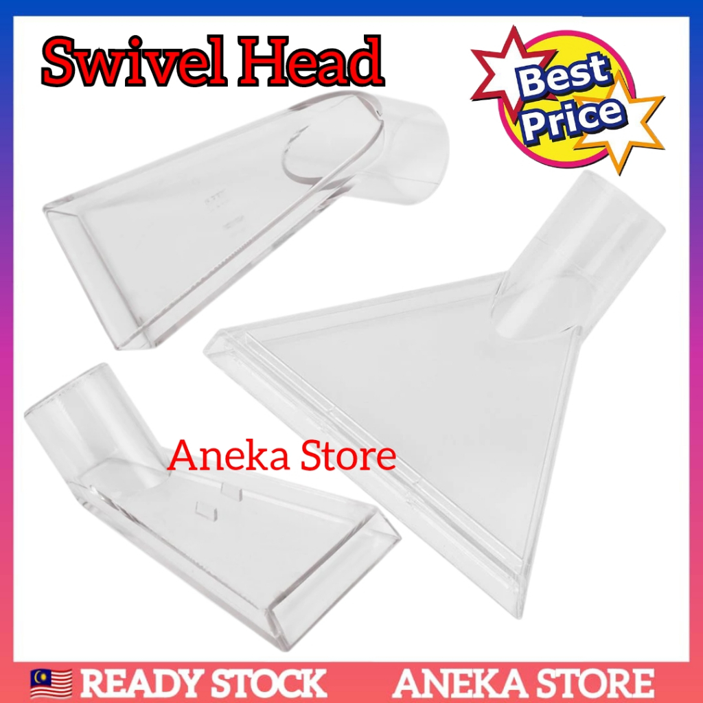 🇲🇾Swivel Head Vacuum Cleaner Brush Head Suction Water Nozzle Floor ...