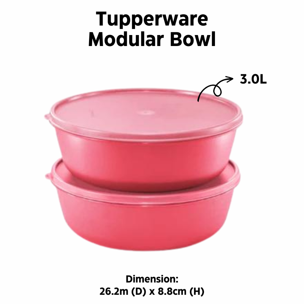 Tupperware Modular Bowl (1 pc) | Shopee Malaysia