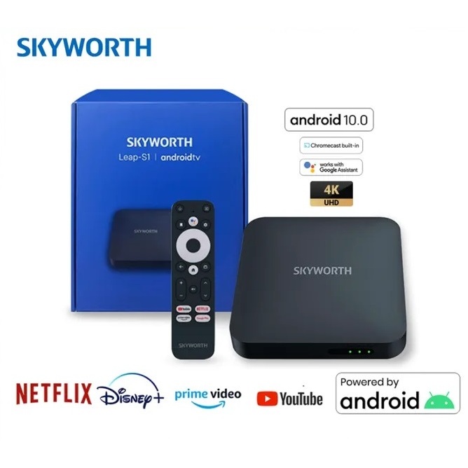 Skyworth 4K Android TV Receiver Box with Google Certification! 2GB RAM ...