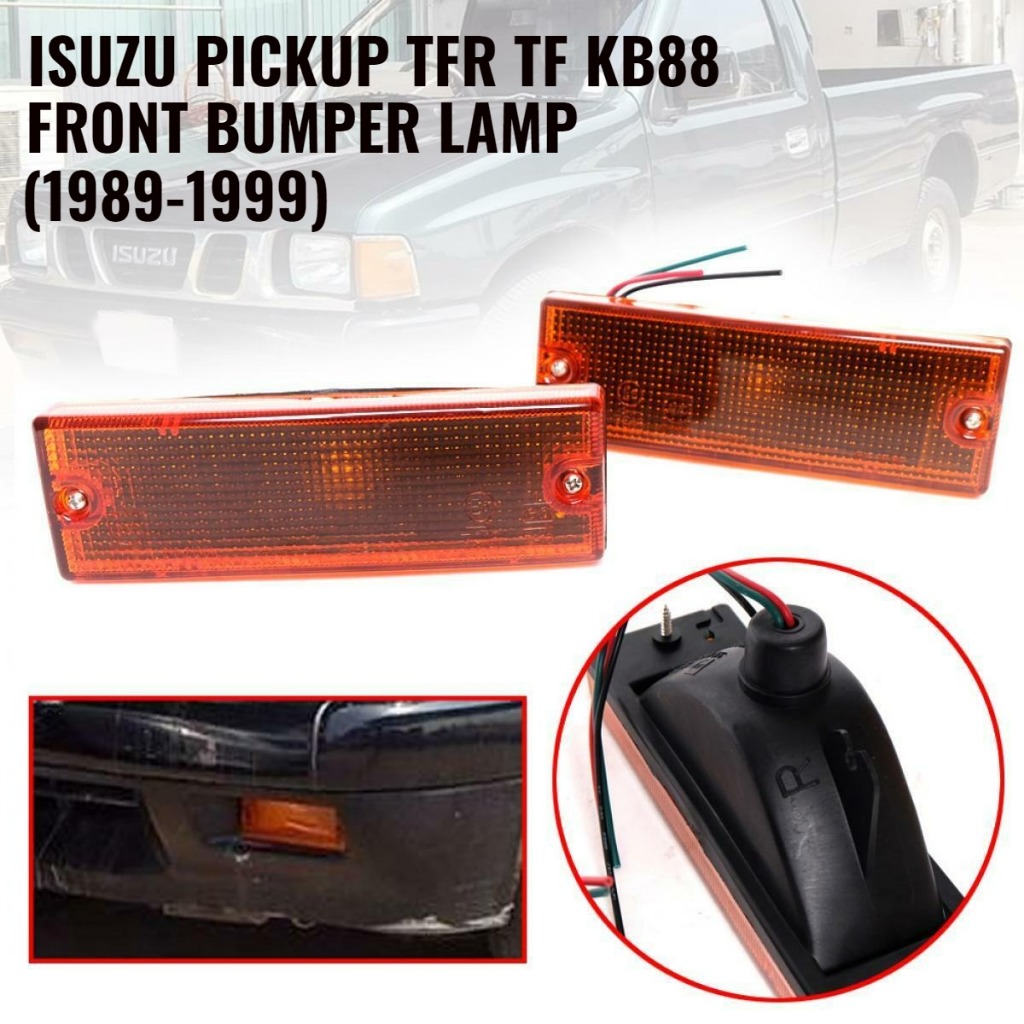 Isuzu Pickup TFR KB88 1989 Year Old Model Front Bumper Lamp Light Lampu ...
