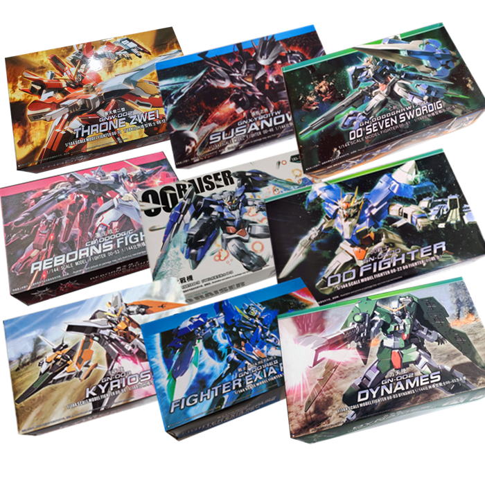 HG 1/144 Fighter OO Universe Full Range Astraea Exia Kyrios OO Raiser 7 ...