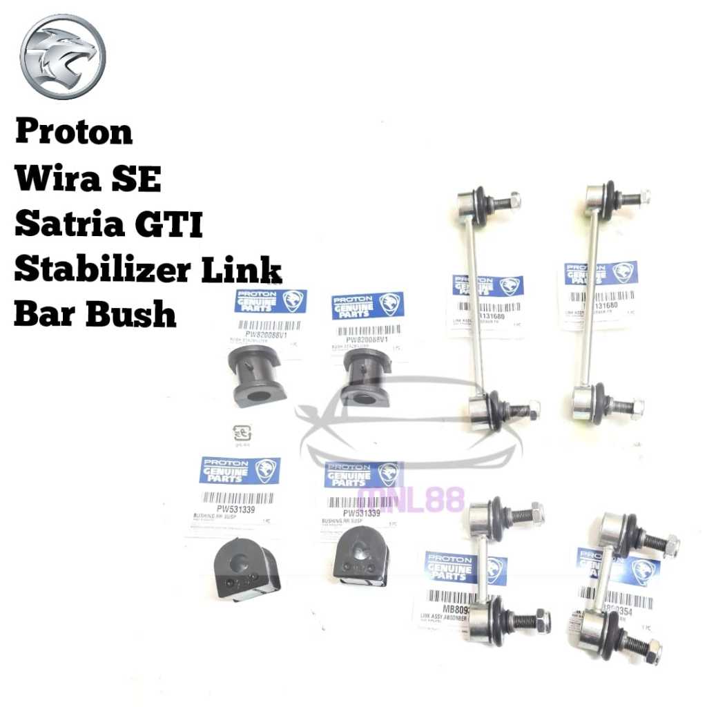 Proton Wira SE Satria GTI Stabilizer Link Absorber Link Stabilizer Bar ...