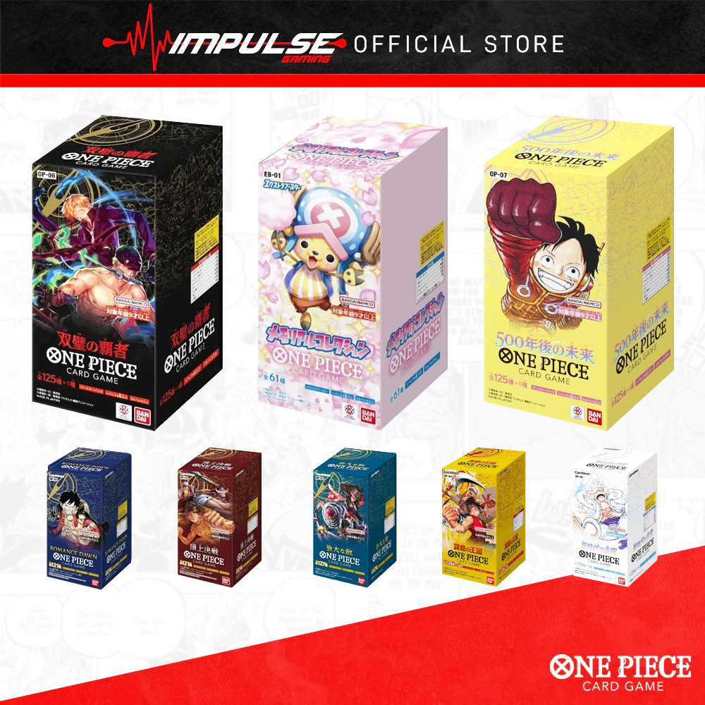 One Piece TCG: Booster Box OP01 / OP02 / OP03 / OP04 / OP05 New Era / OP06 Wings of Captain ...