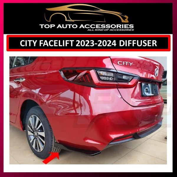 HONDA CITY 2023-2024 FACELIFT S/E/V/ RS SPEC RS THAI LIP REAR SIDE LIPS ...